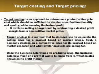 Life cycle costing and customer life cycle costing (cost accounting) | PPT