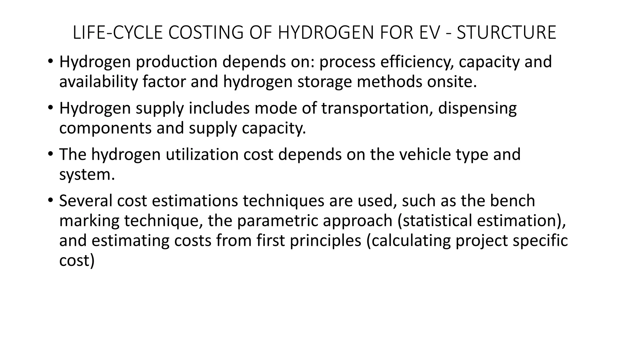 Life cycle costing and modeling | PPTX
