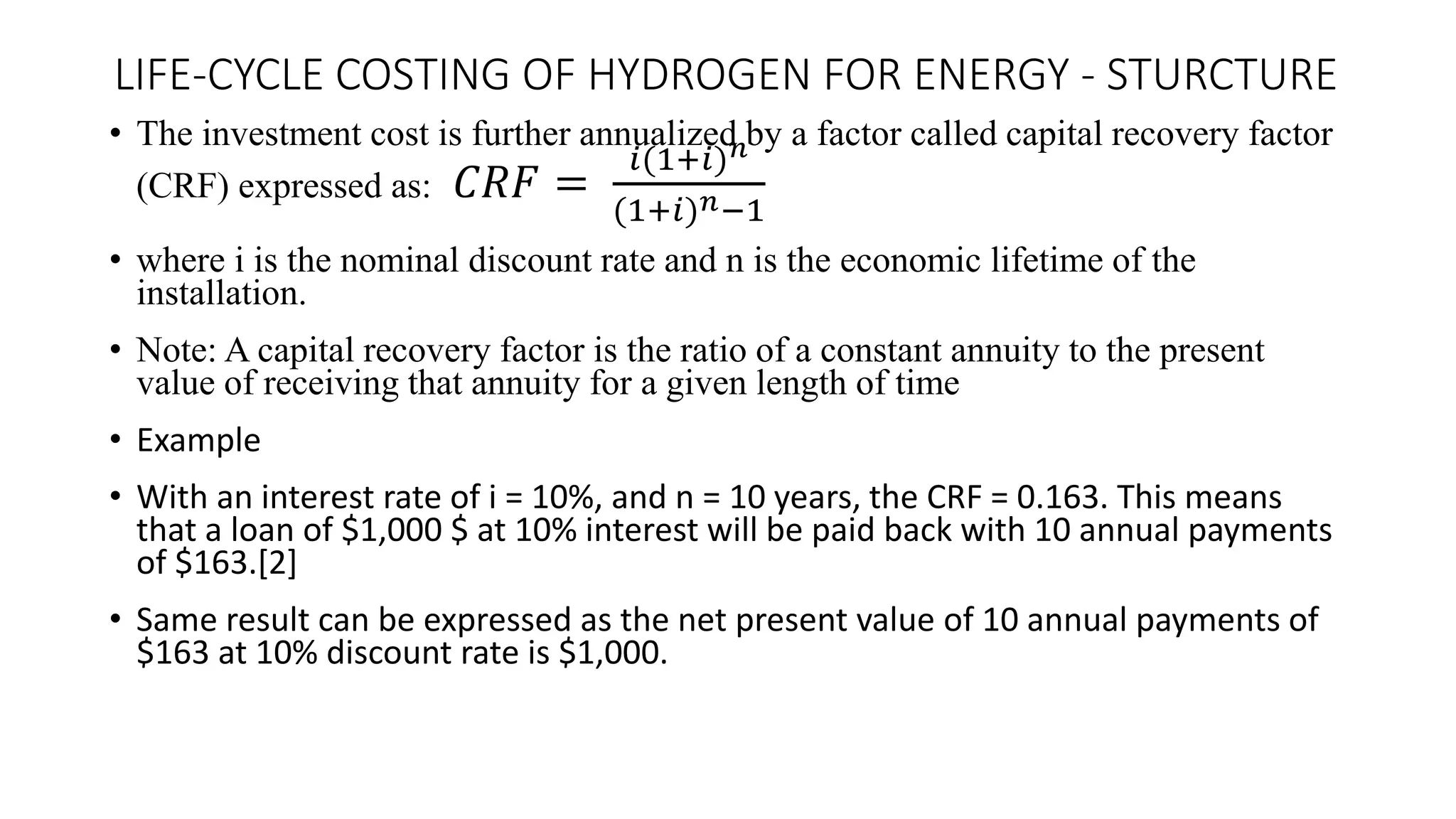 Life cycle costing and modeling | PPTX