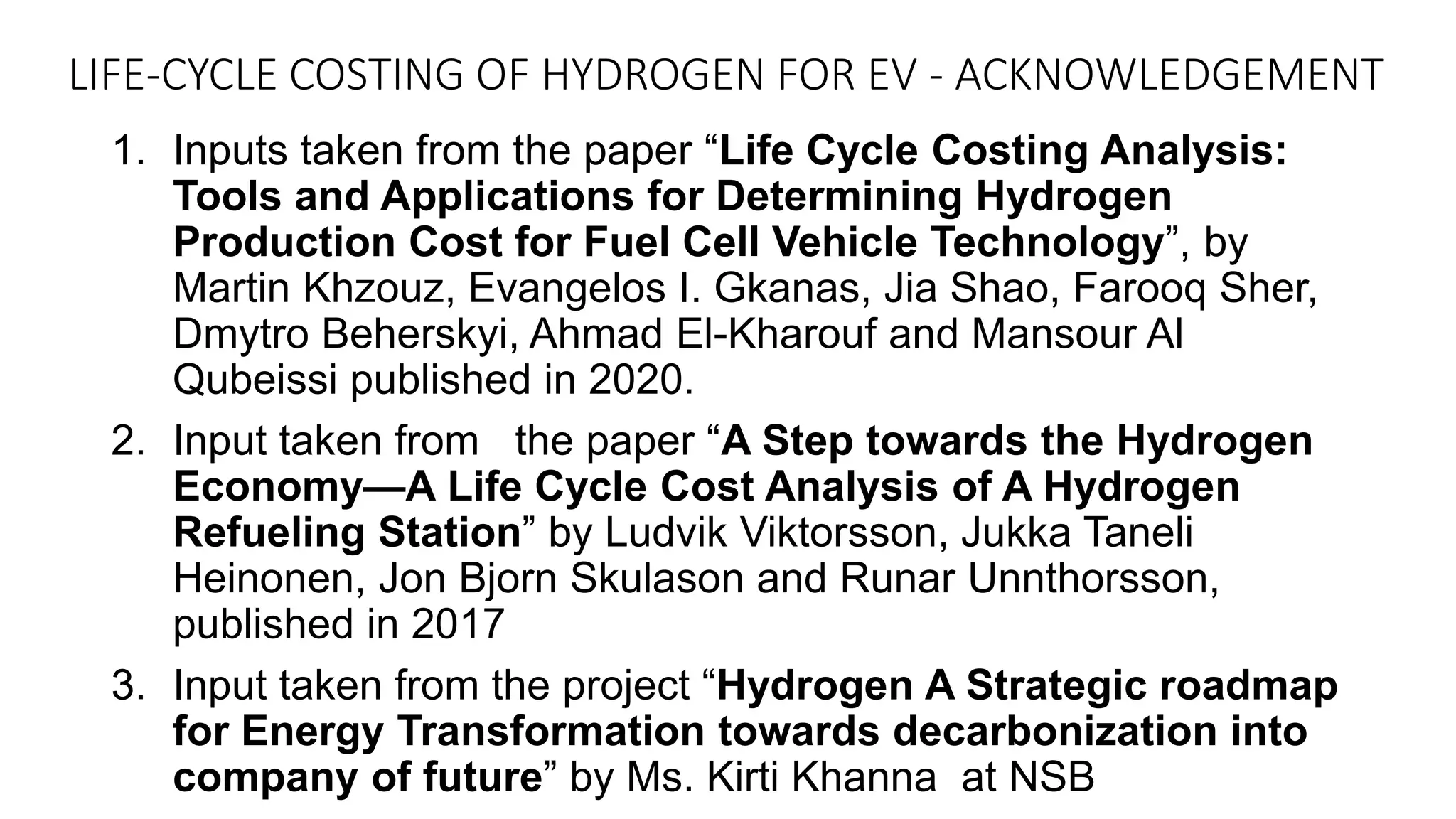 Life cycle costing and modeling | PPTX
