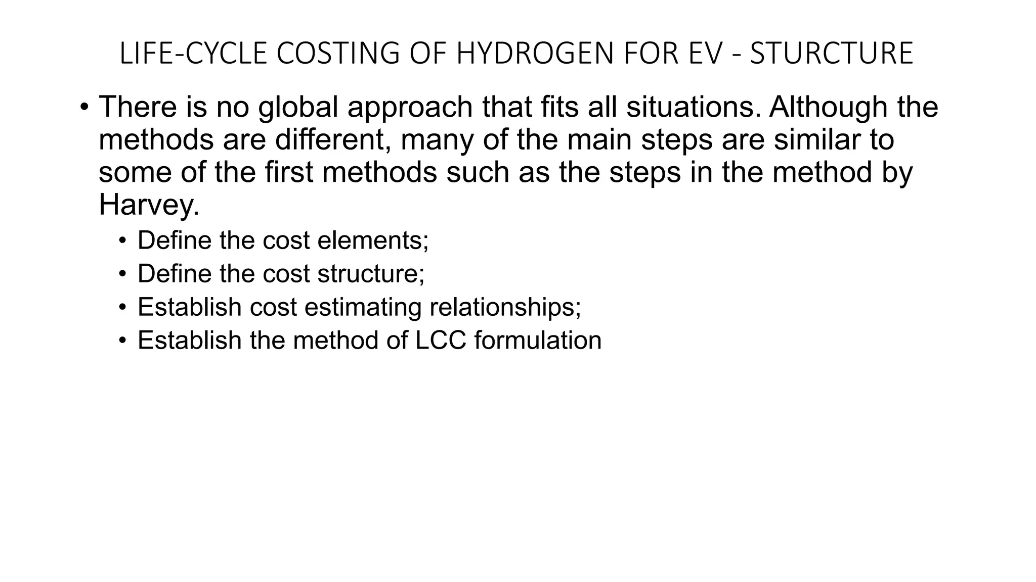 Life cycle costing and modeling | PPTX