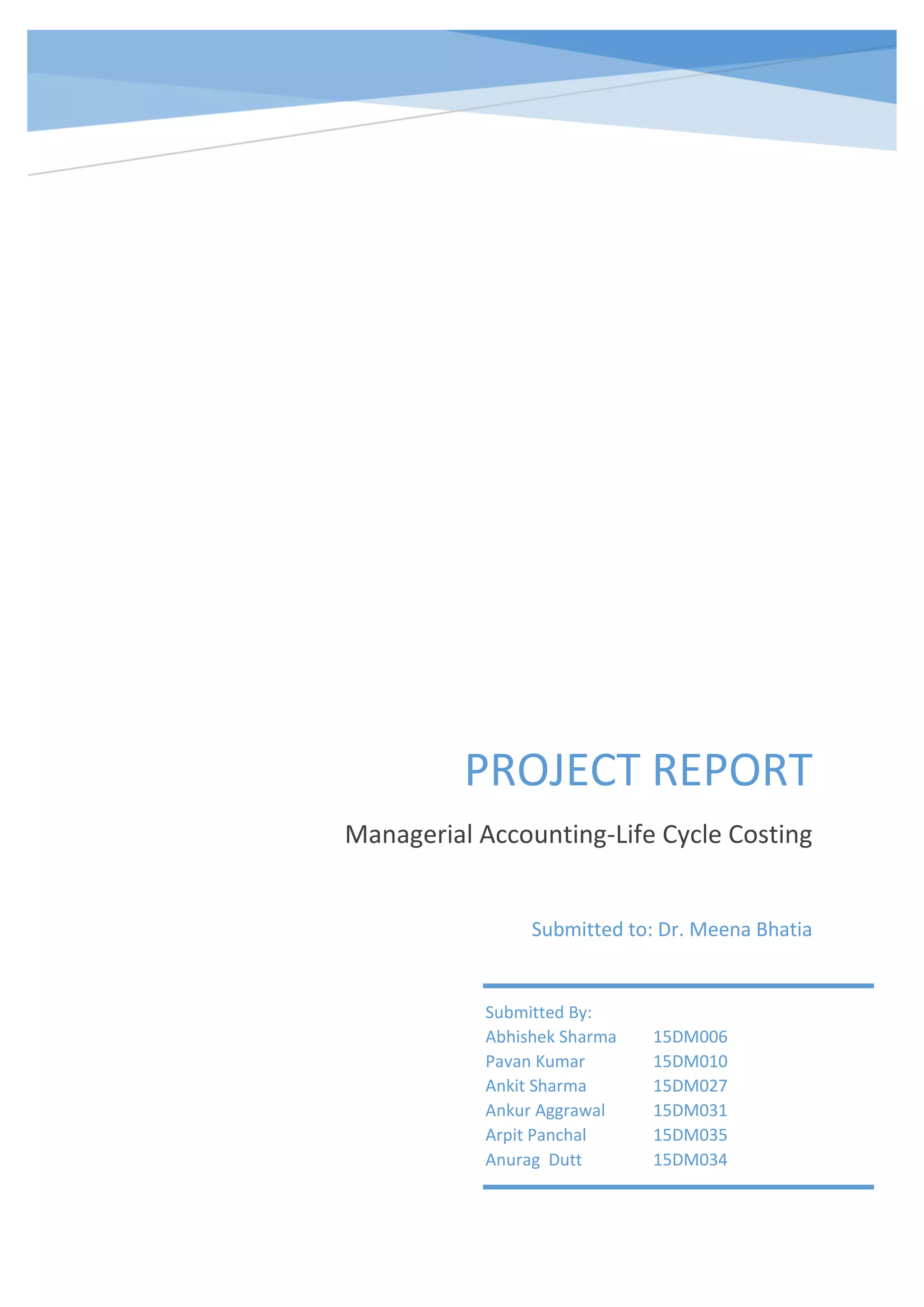 Life Cycle Costing Critical Evaluation Report | PDF