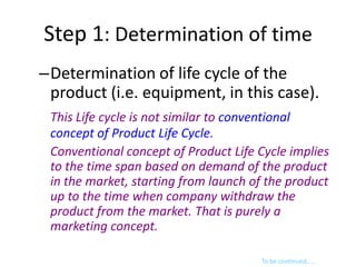Life cycle costing (sqm) | PPTX