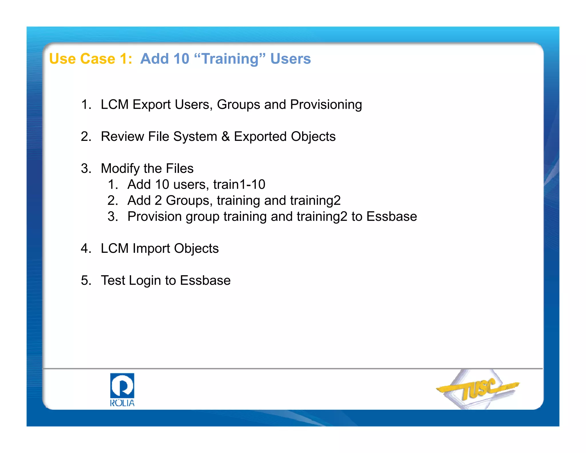 Oracle EPM - Life cycle management | PPT