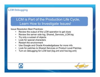 Oracle EPM - Life cycle management | PPT