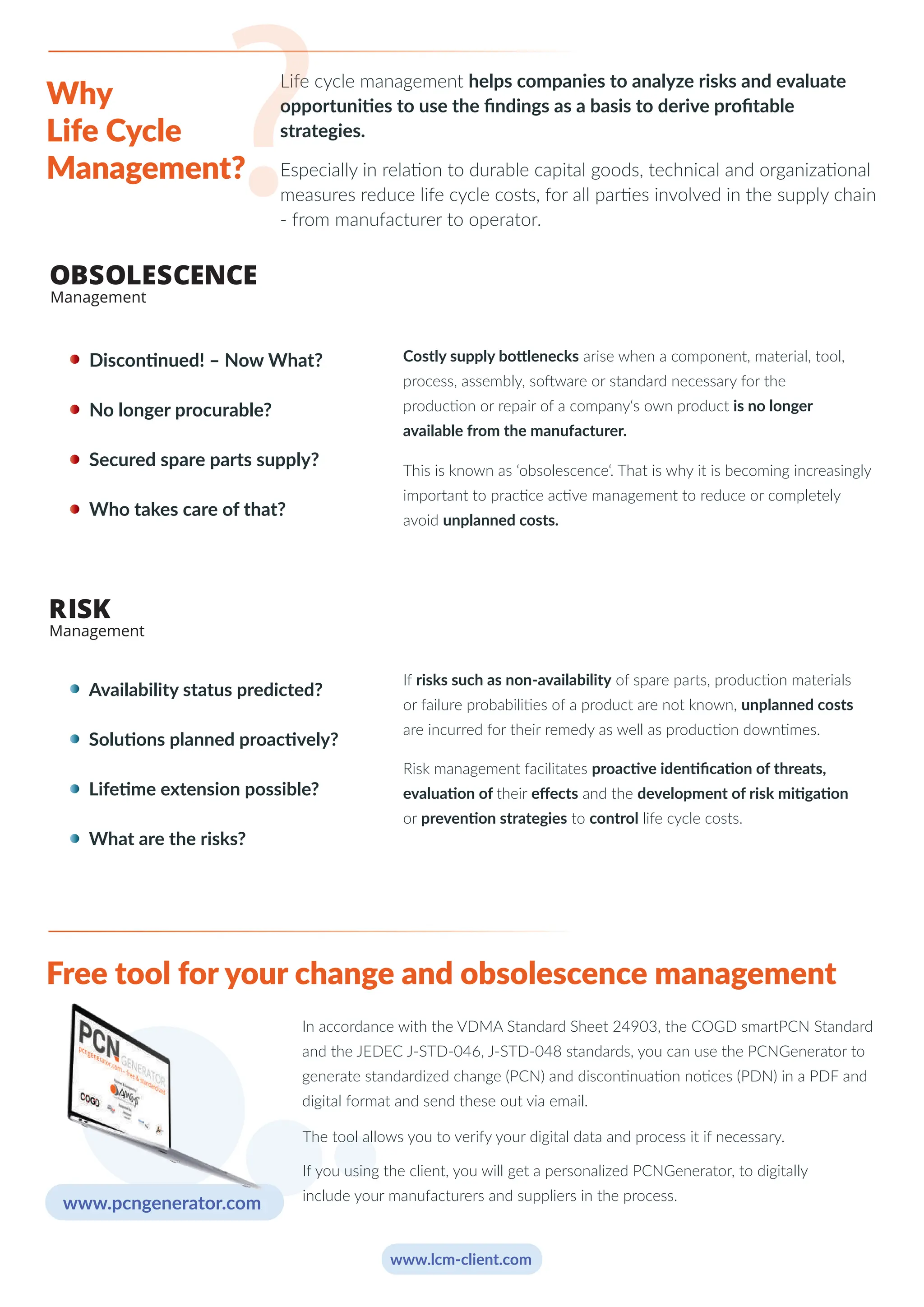 AMSYS Life Cycle Management (LCM) Client - Obsolescence Management ...