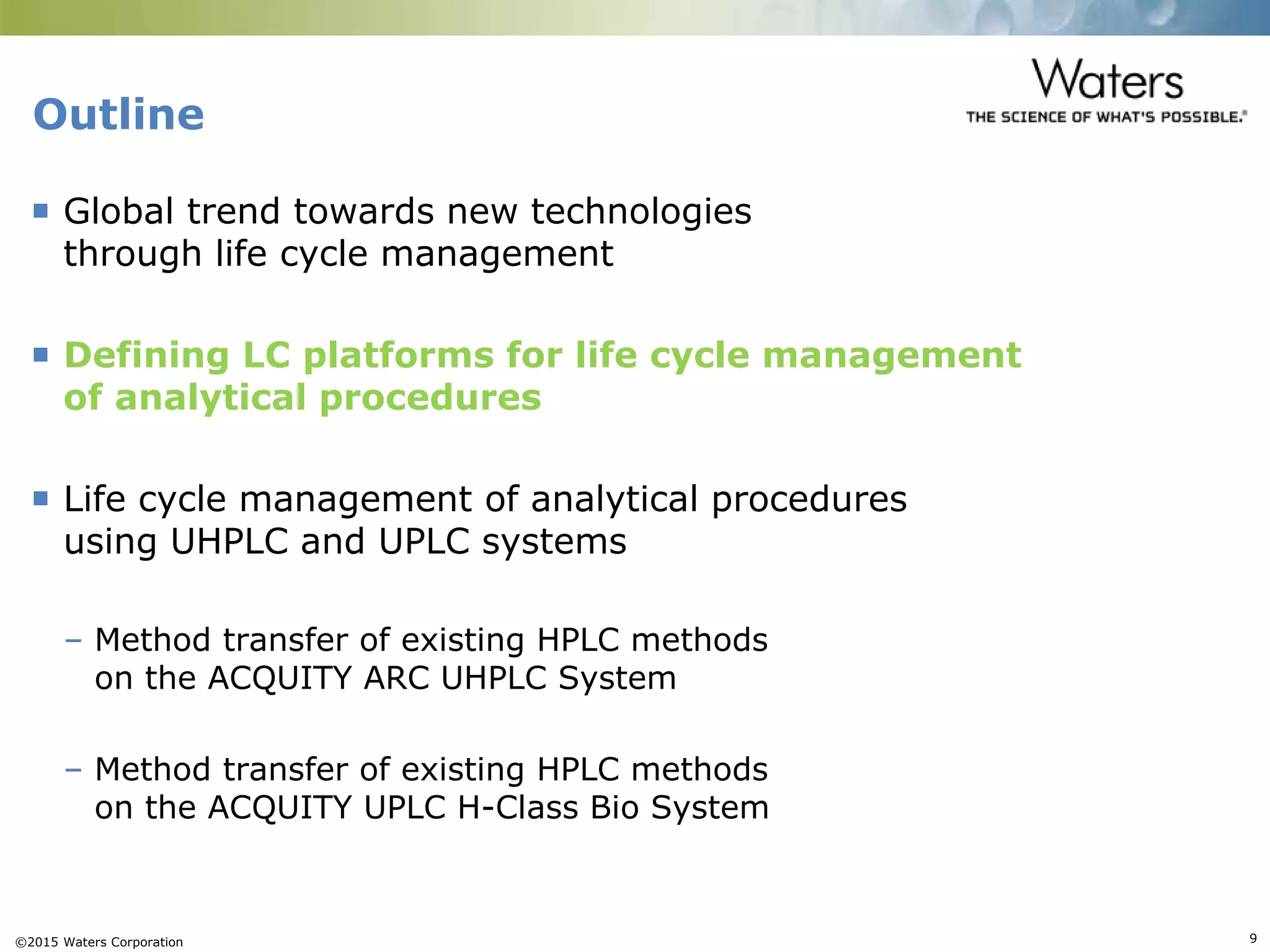 Life Cycle Management of Chromatographic Methods for Biopharmaceuticals ...
