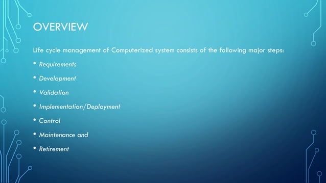 Life Cycle Management of Computerized System.pdf