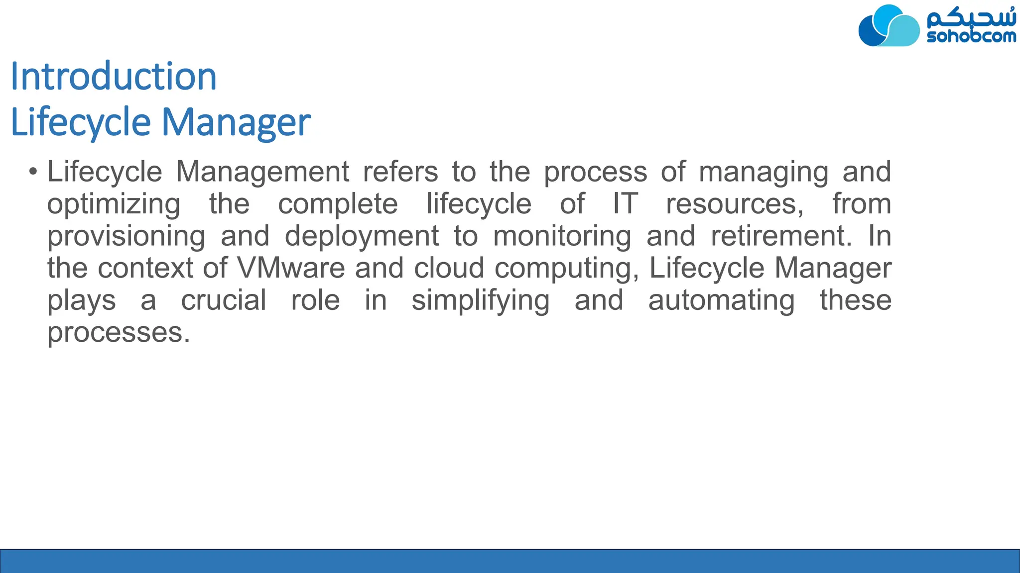 Lifecycle Manager pptx presentations topic | PPT