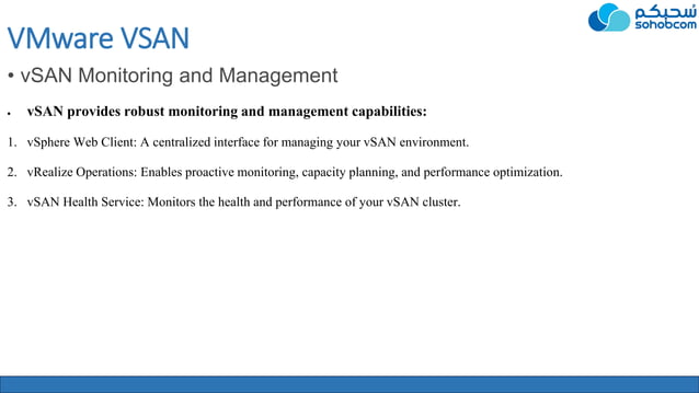 VMware vSphere Vcenter Vsan presentation | PPTX | Data Storage and ...