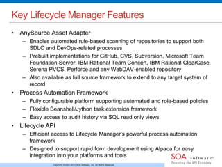 Lifecycle Manager and the Lifecycle API | PPT