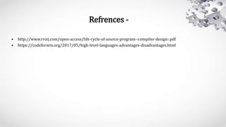 Life cycle of a computer program | PPTX