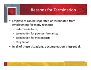 Life Cycle of an Employee Termination | PDF