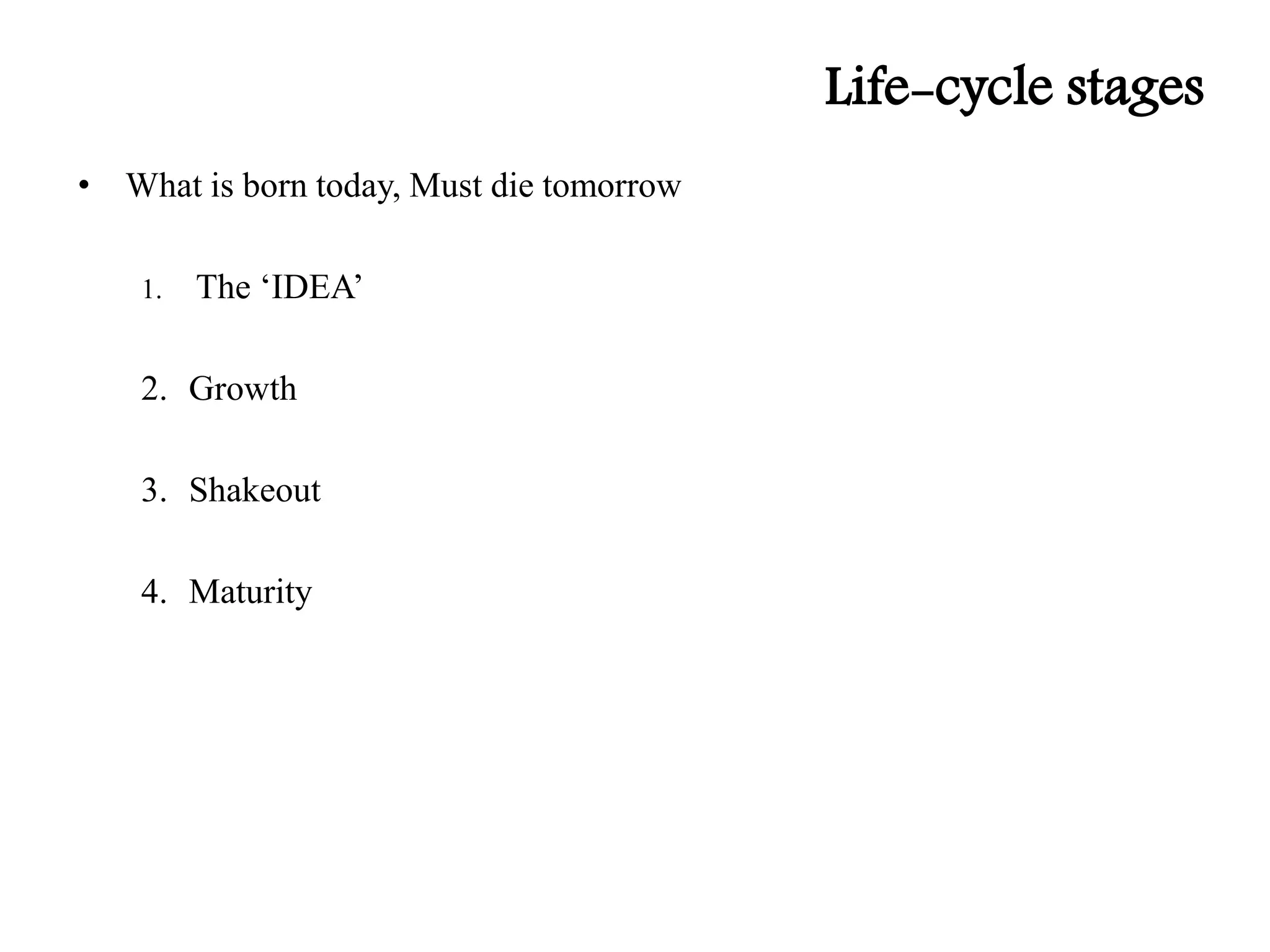 Life cycle of an entrpreneural venture | PPTX
