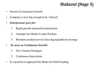 Life cycle of an entrpreneural venture | PPTX