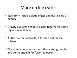 Life Cycle Of A Star | PPT