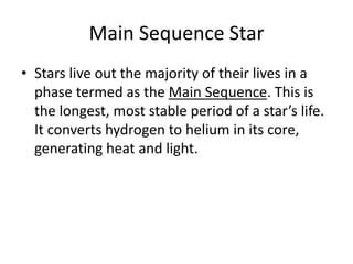 Life cycle of a star | PPTX