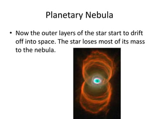 Life cycle of a star | PPTX