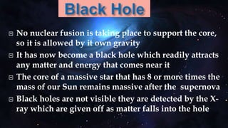 Life cycle of a star | PPTX