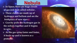 Life cycle of a star | PPTX