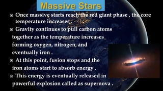 Life cycle of a star | PPTX