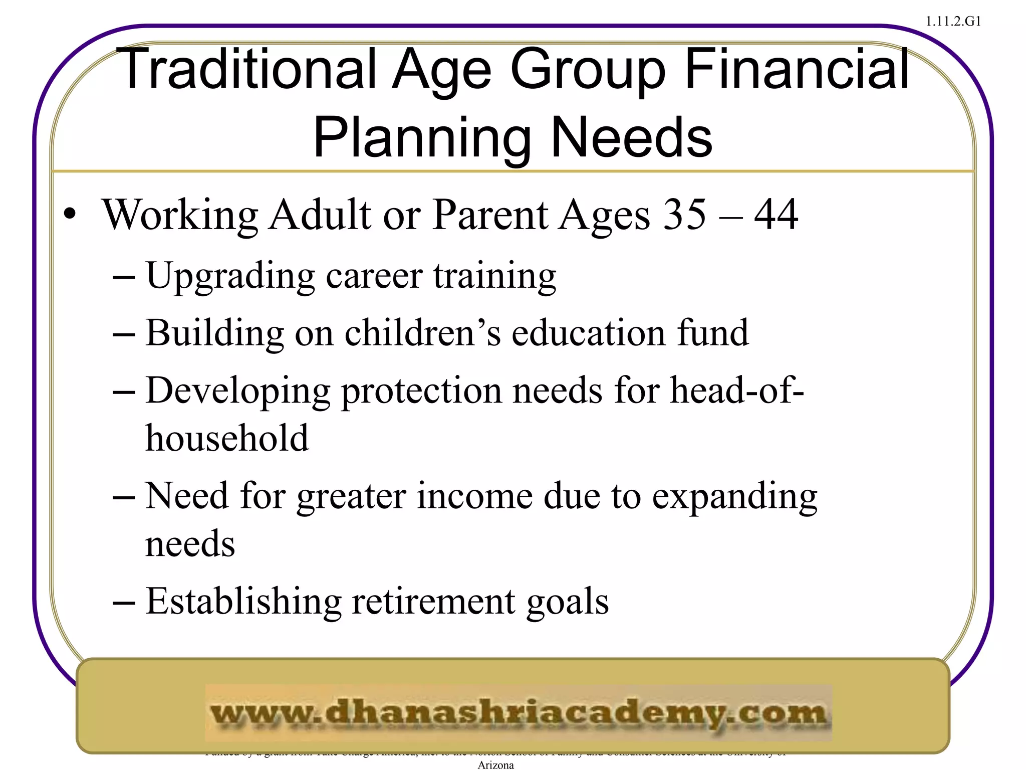 Life Cycle of Financial Planning | PPTX