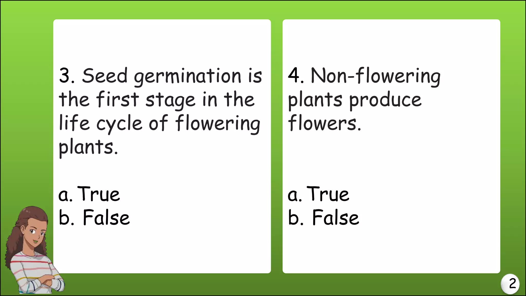 Life cycle of Flowering Plants Quiz | PPTX