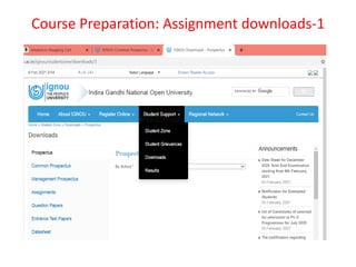 Life cycle of IGNOU Learners | PPT