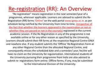 Life cycle of IGNOU Learners | PPT