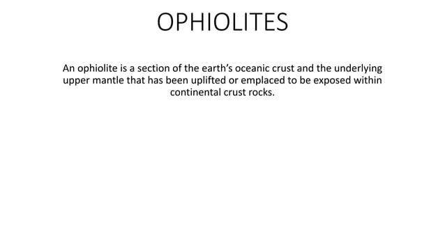 Life cycle of oceanic crust | PPTX
