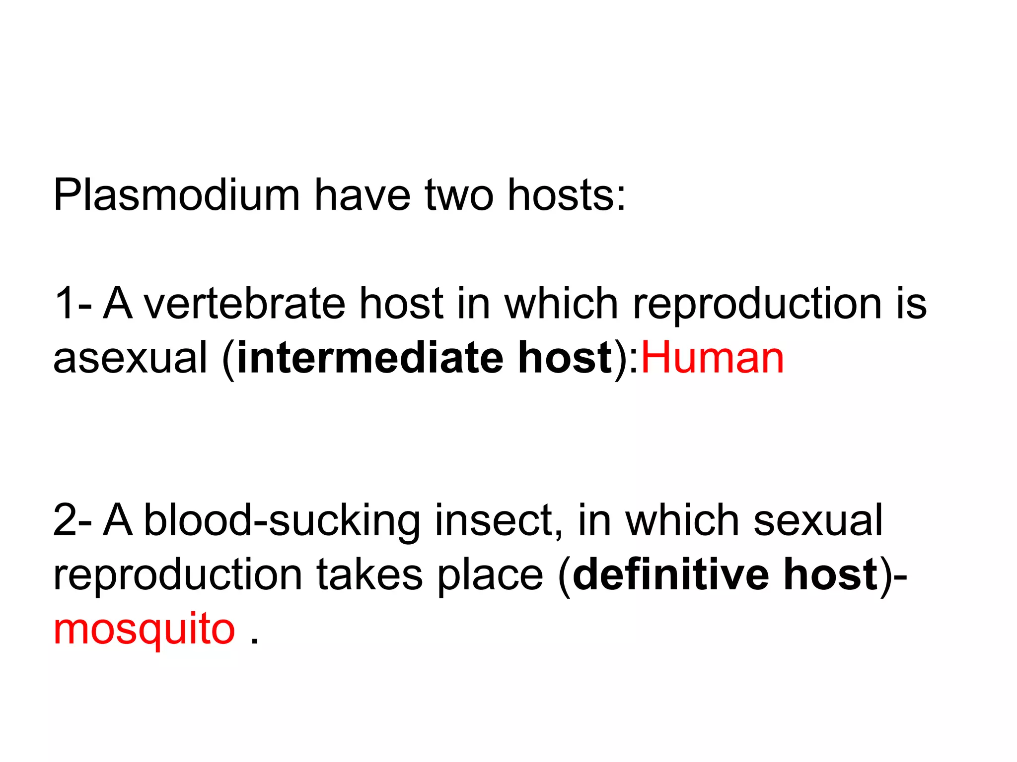 Life cycle of plasmodium | PPTX