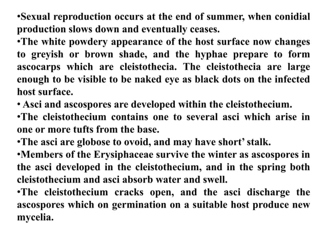 Life cycle of Pythium, Albugo, Erysiphe, Claviceps, Ustilao and ...