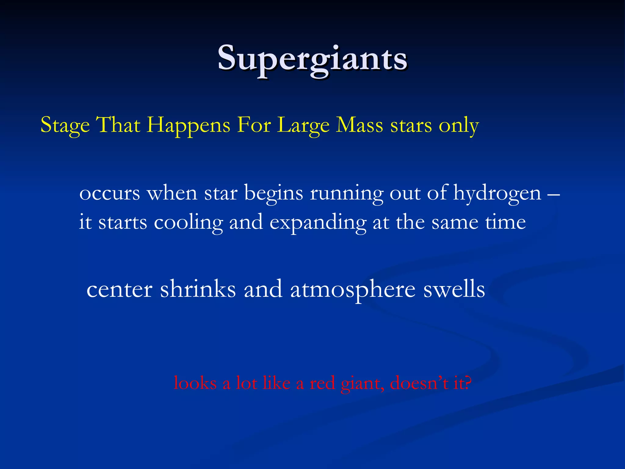 Life Cycle Of Stars | PPT