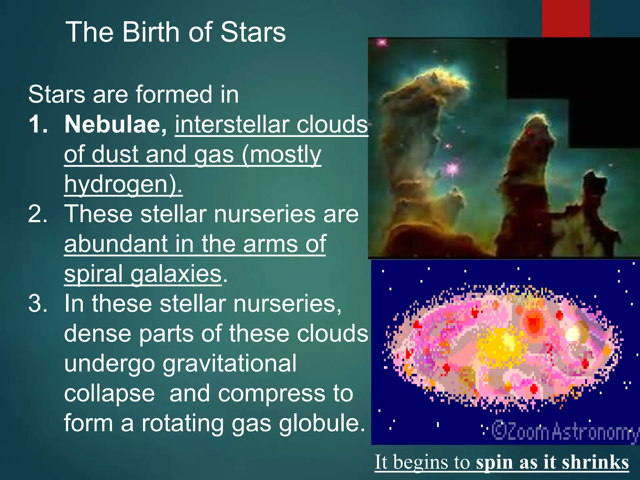 the Life Cycle of the Stars powerpoint presentation | PPT