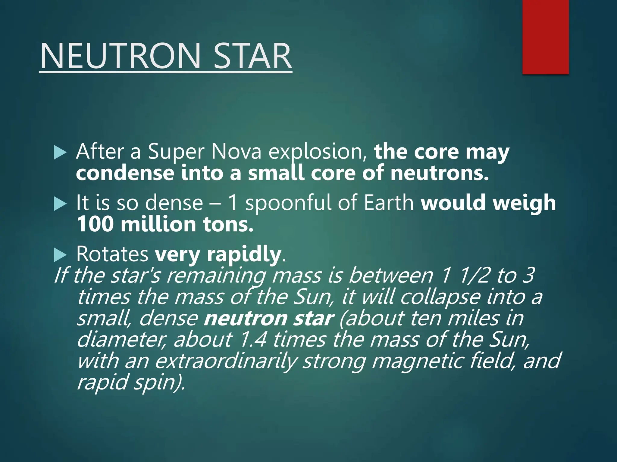 the Life Cycle of the Stars powerpoint presentation | PPT