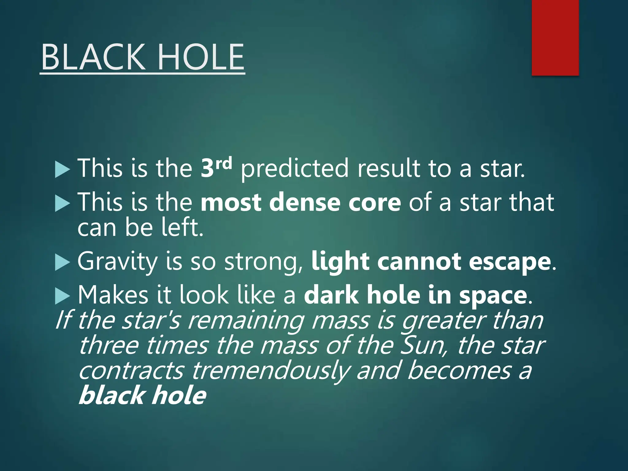 the Life Cycle of the Stars powerpoint presentation | PPT