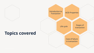 Life Cycle of Transaction.ppptttttttttttttt | PPTX