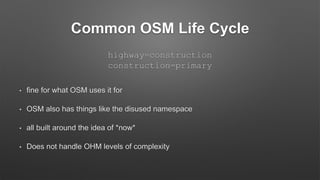 Life Cycle Modeling in OpenHistoricalMap | PPT