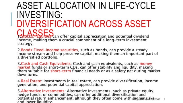 Life Cycle Investment Stages by Dr. Purushottam Arvind Petare .pptx