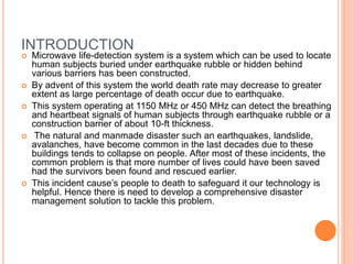 Life detection system | PPT