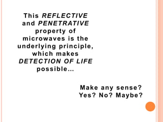 Life detection system | PPT