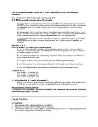 Life Drawing Syllabus | DOCX