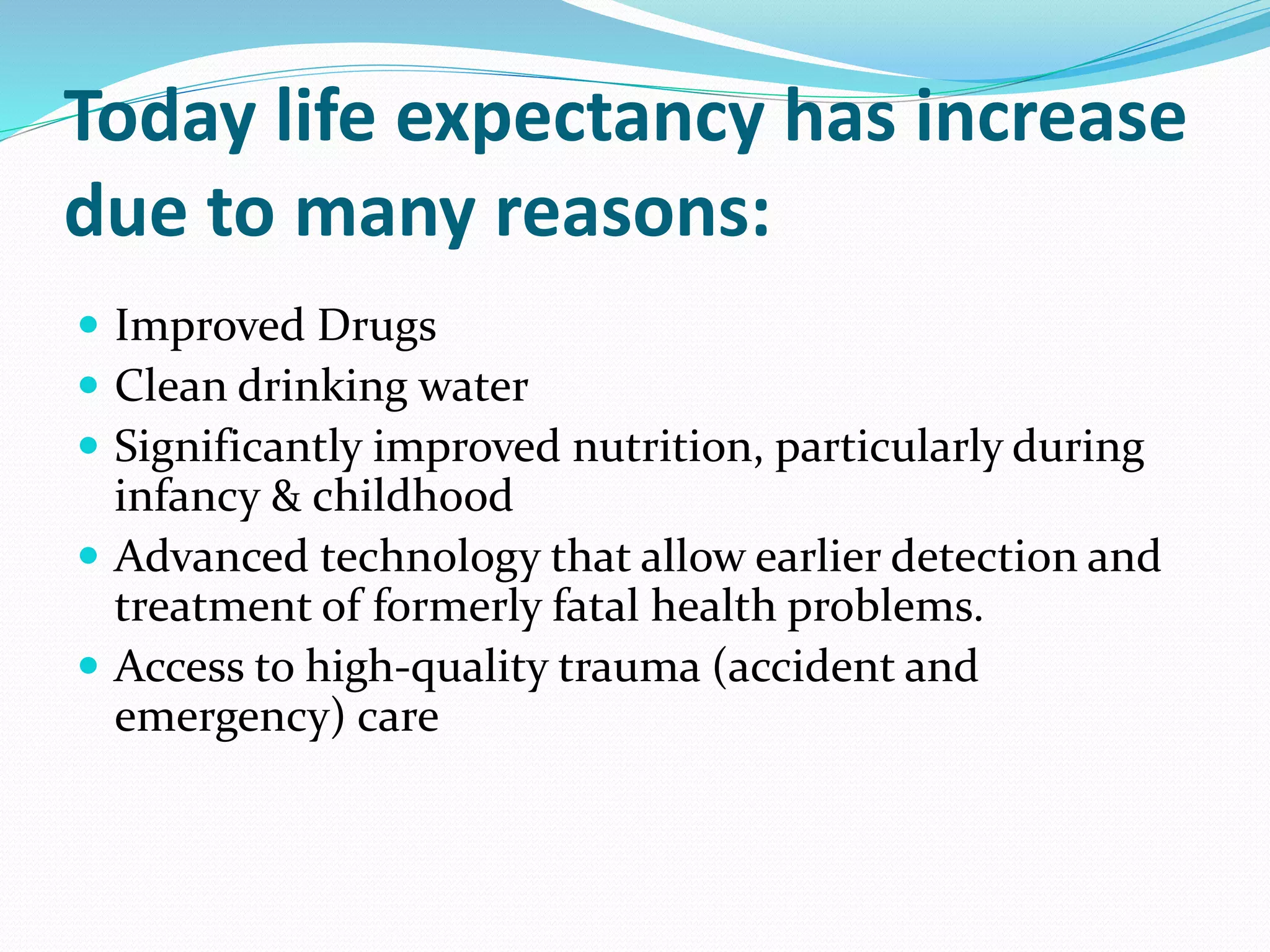 Life expectancy | PPTX | Senior Health | Healthy Living