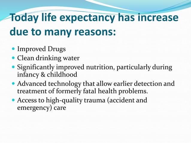 Life expectancy | PPT