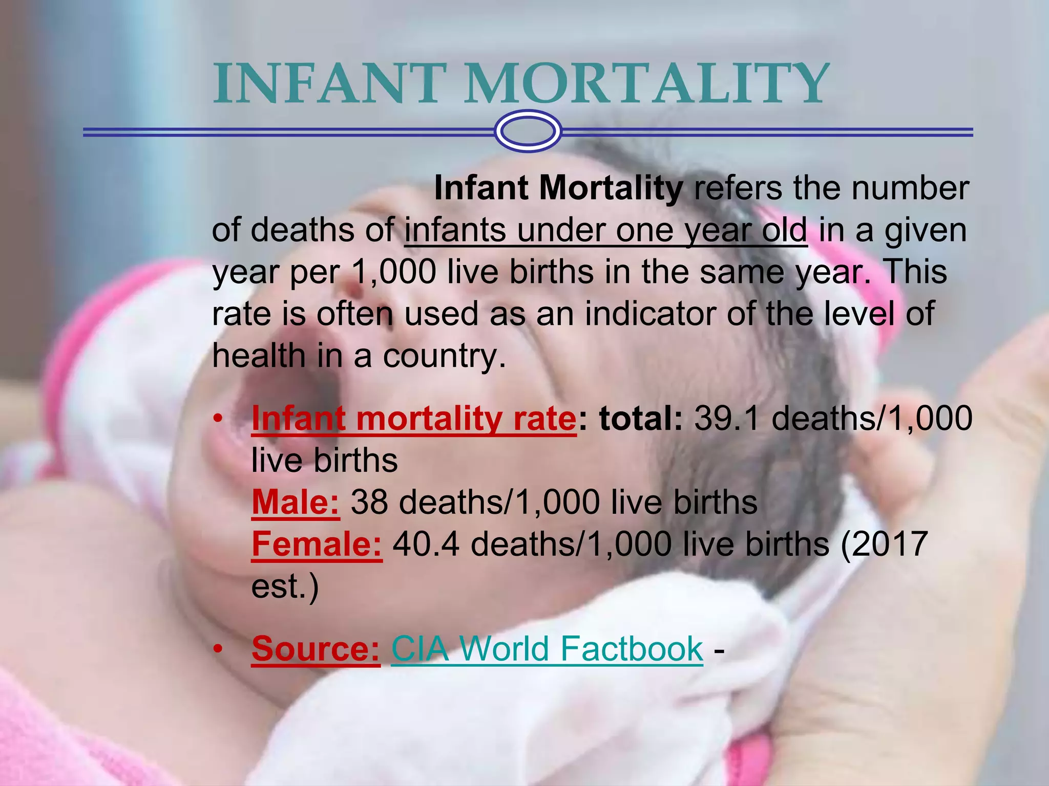 Life expectancy and infant mortality | PPTX