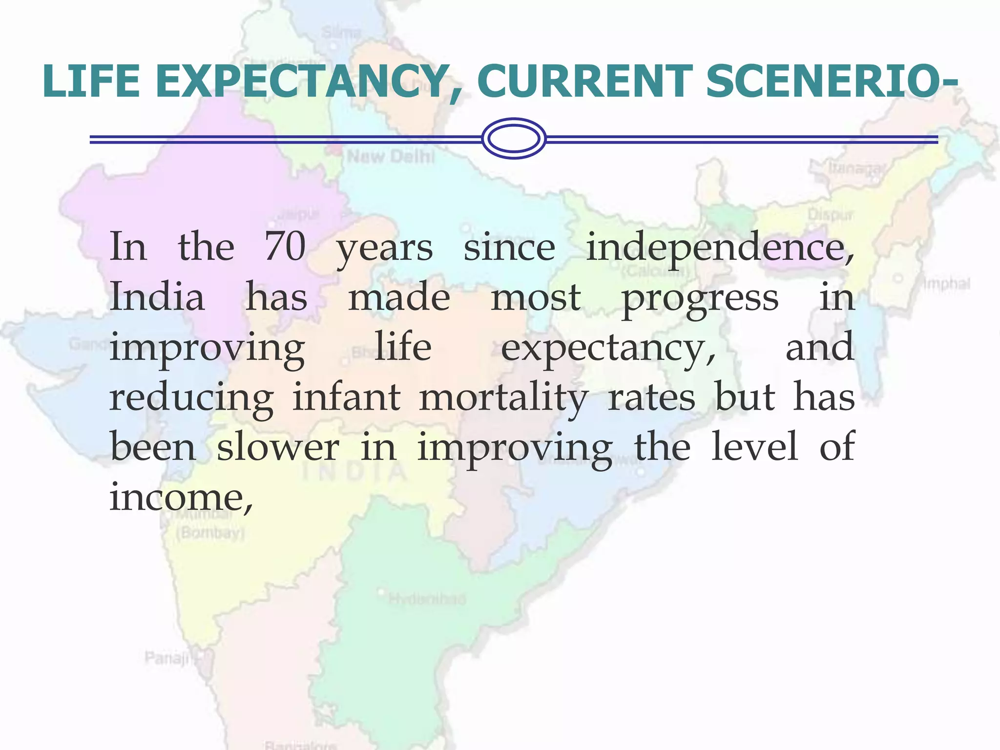 Life expectancy and infant mortality | PPTX