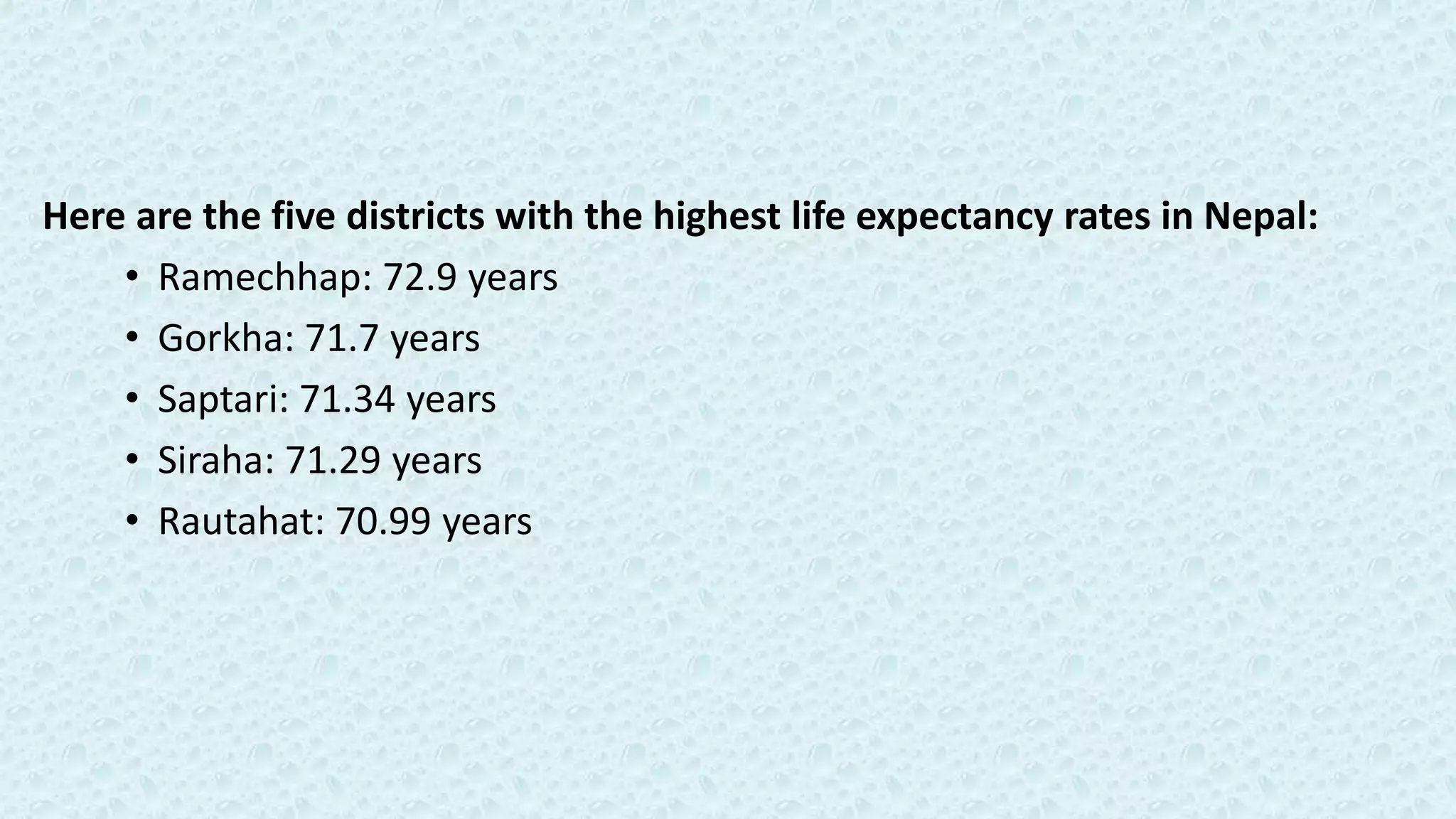 Life expectancy: a comparison | PPTX