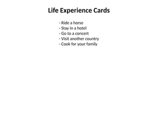 Life_Experience_Lesson plan for adults learners | PPTX