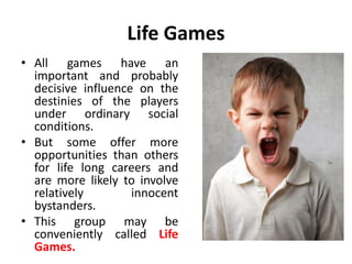 Life games - Games People Play (Transactional analysis / TA is an ...