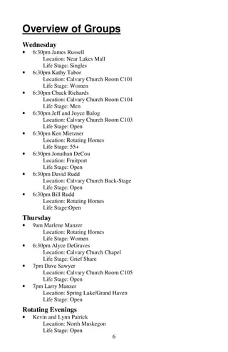 Lifegroup Guide For Pdf | PDF